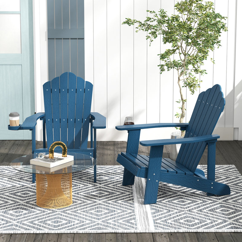 Highland Dunes Gumbert Plastic/Resin Adirondack Chair | Wayfair